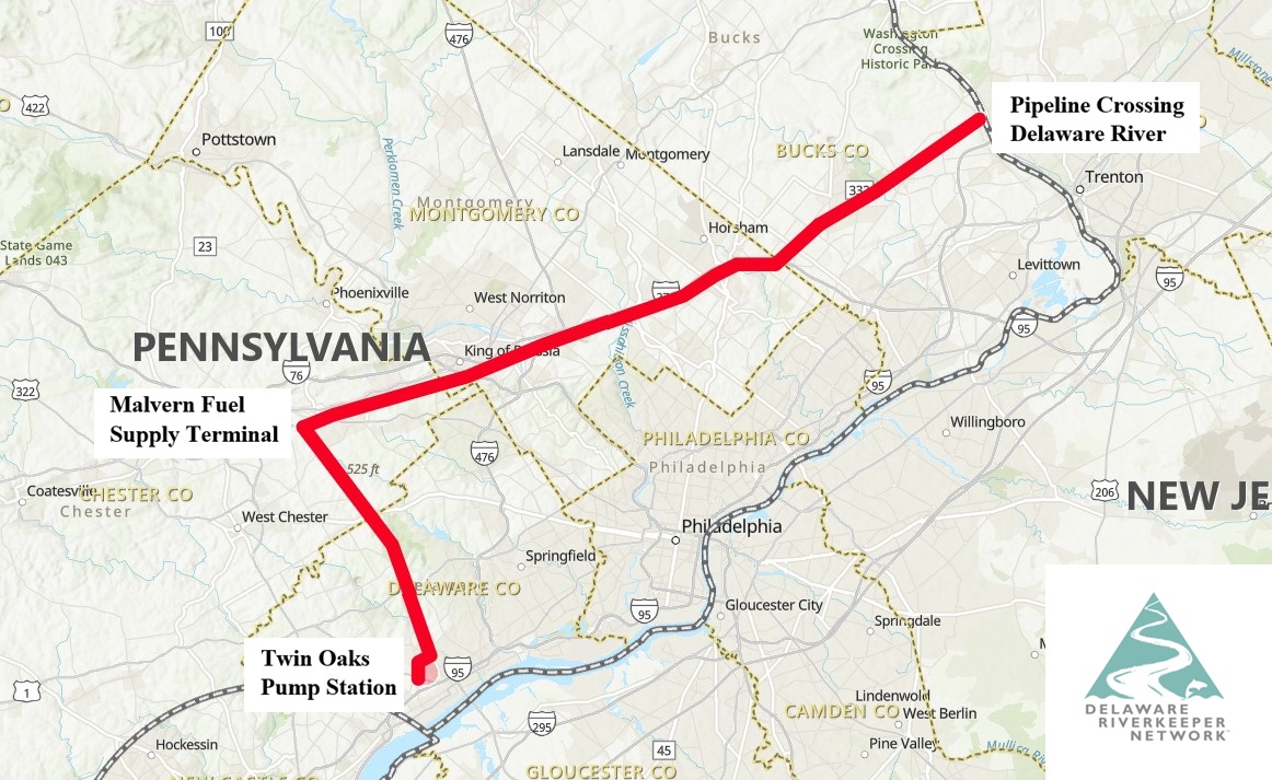 Sunoco/Energy Transfer Jet Fuel Pipeline Leak in Upper Makefield ...